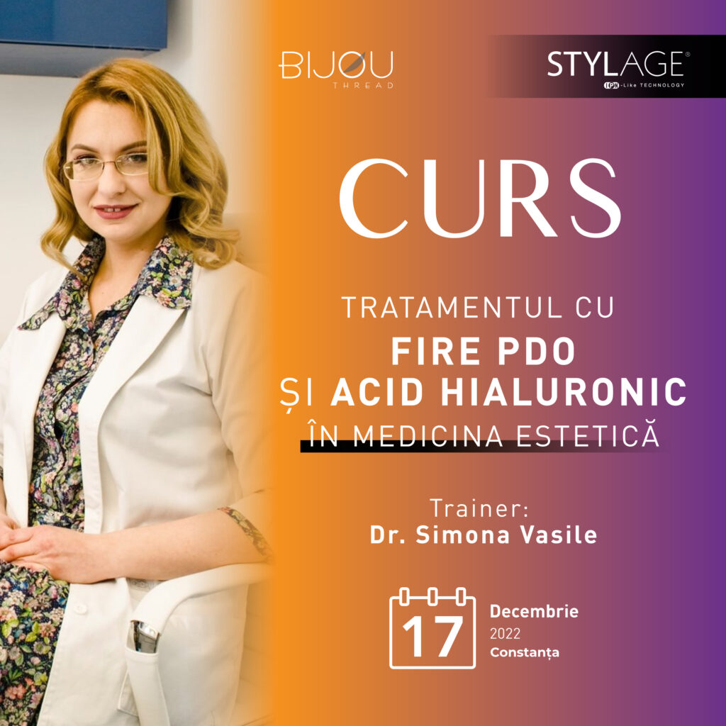 Curs tratamentul cu fire PDO și acid hialuronic în medicina estetică ...
